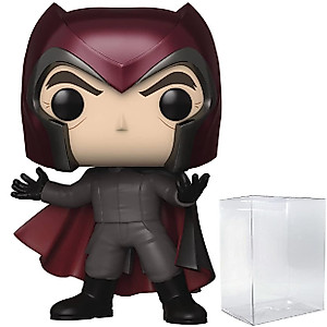POP Marvel: X-Men 20th Anniversary - Magneto Funko Pop! Vinyl Figure (Bundled with Compatible Pop Box Protector Case), Multicolored, 3.75 inches