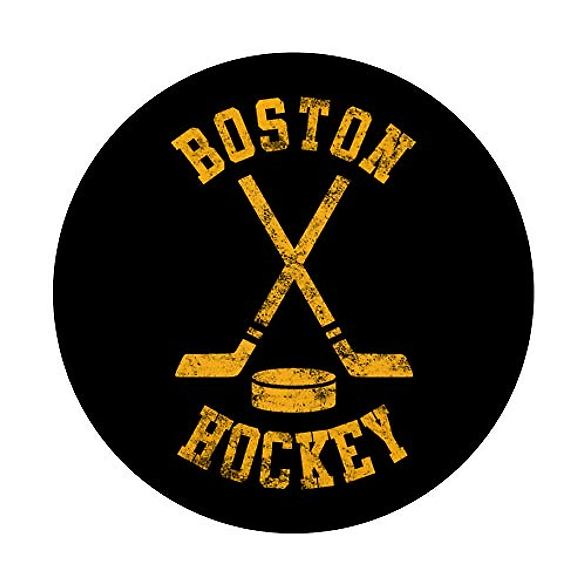 Vintage Boston Hockey PopSockets PopGrip: Swappable Grip for Phones & Tablets