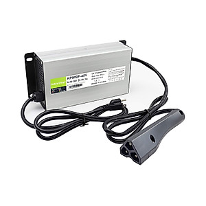 Abakoo Golf Cart Battery Charger 48V 15A RXV for Ez-Go EZgo TXT with RXV Plug 3 Prong Connector