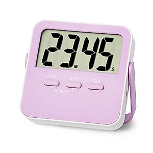 Digital Cooking Timer - Loud Alarm Big Digits Display Magnetic Wall Mounted Kitchen Timer for Study, Sports, Baking Purple 1