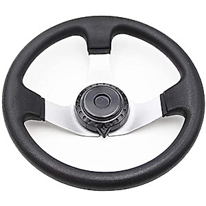 300mm Steering Wheel 110cc Go Kart , PRO BAT, Go Kart Go Cart ATV UTV 110cc 125cc 140cc 150cc Steering Wheel Tie Rod Rack Adjustable Shaft Tie Rod Kits