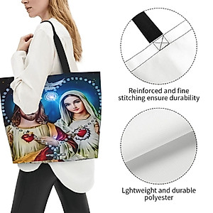 Our Lady of Guadalupe Virgin Mary tote bag shopping bag shoulder bag shoulder bag shopping, work, groceries, gym