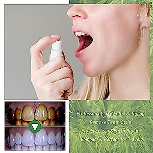 Partial & Denture Cleaner, Teeth Whitening Spray, Fast-Acting Alternative to Denture Cleaner Tablets, Teeth Cleaning & Teeth Whitening Spray, Denture Spray Freshens Breath (2PC)