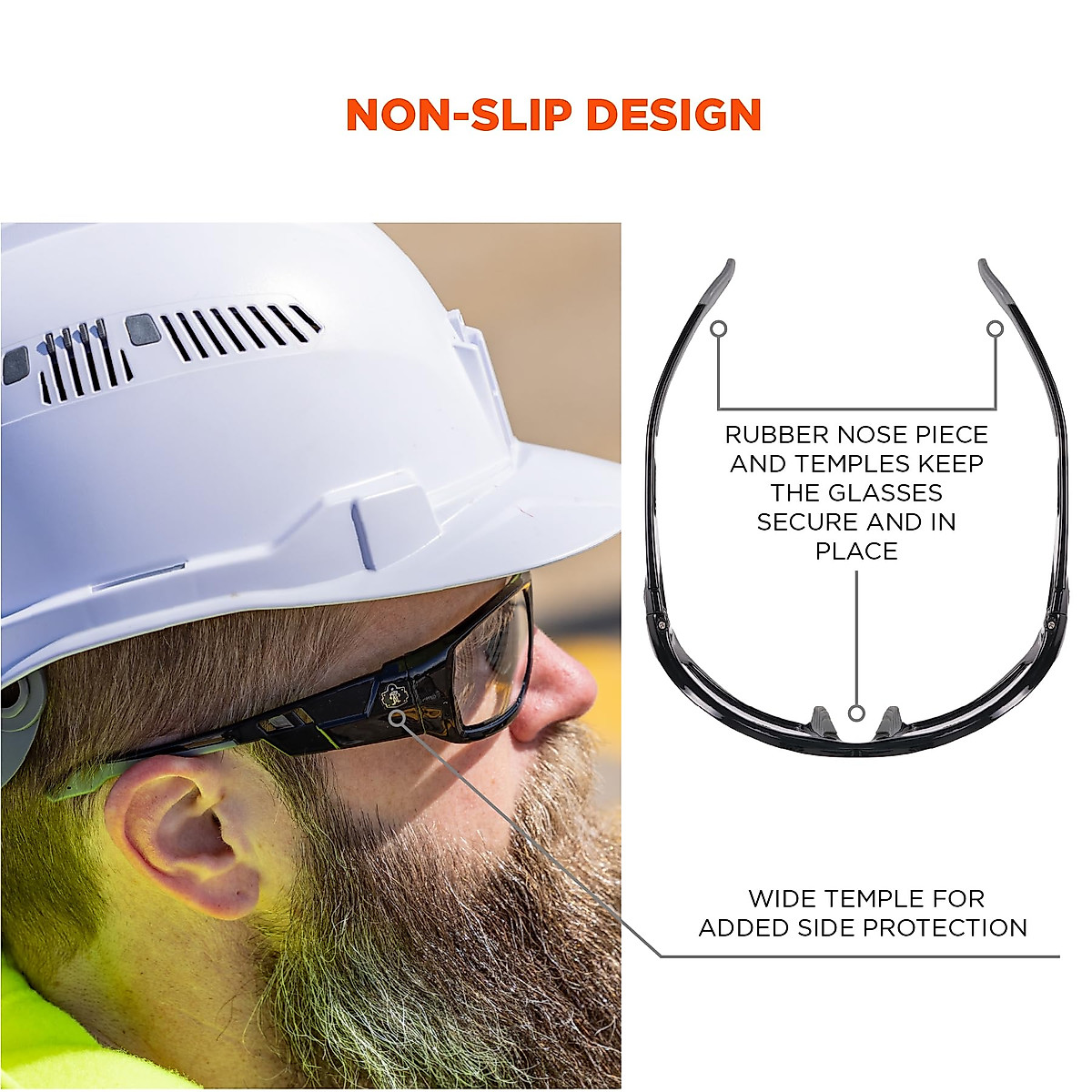 Ergodyne - Odin Anti-Fog In/Outdoor Lens Black Safety Glasses (50083)