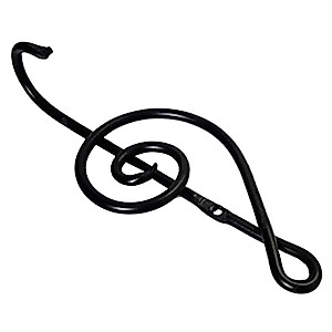 Purpledip Iron Door Wall Hook Hanger Music Note: for Clothes Keys Chimes Photos Decoration (12459B)