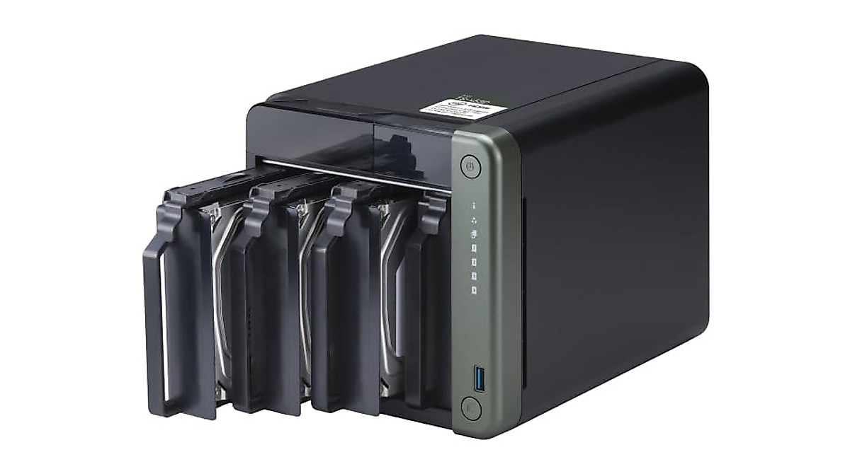 QNAP TS-453D 4-Bay NAS with 2.5GbE Ports for Professionals