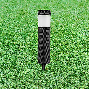 Uonlytech Outdoor Landscape Lights 2pcs Solar Lawn Ground Light Garden Stake Night Lamp Yard Walkway Light Stake Landscape Lights Decorative Garden Lamps Outdoor Garden Lights