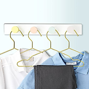 Wire Hangers Children's Hangers Strong Metal Children Clothes Hangers for Closet Space Saving Hanger for Hanging Coats Pants Clothes, 12 x 6.5 Inch（Gold, 36 Pcs）