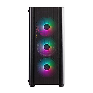 Velztorm Archux CTO Gaming Desktop PC Black (AMD Ryzen 7-5700X 8-Core, 16GB RAM, 1TB PCIe SSD + 3TB HDD (3.5), GeForce RTX 3090 24GB, 120mm AIO, RGB Fans, 750W PSU, Win 10 Pro) VELZ0001