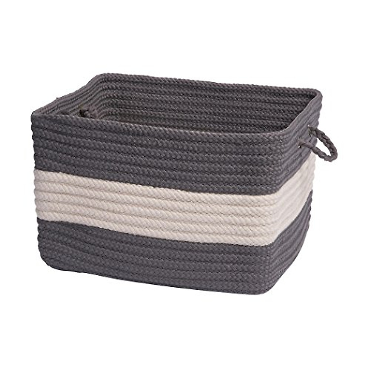 Colonial Mills Rope Walk Braided Basket, 18"x18"x12"
