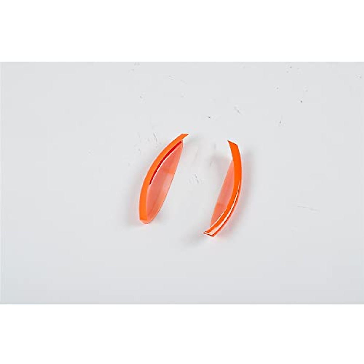 SZDEDA 2PCS ABS Handbrake Lower Cover Decorative Trim Fit for Jeep Wrangler JK 2011-2017 Interior Car Accessories (Orange)