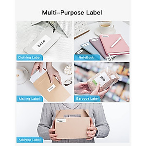 Shipping Address Labels, 1" x 2-5/8" Address Labels for Laser & Inkjet Printers, Mailing Labels for 5160, 5260, 8160, Strong Adhesive for FBA Label, Easy to Peel (25 Sheets, 750 Labels)