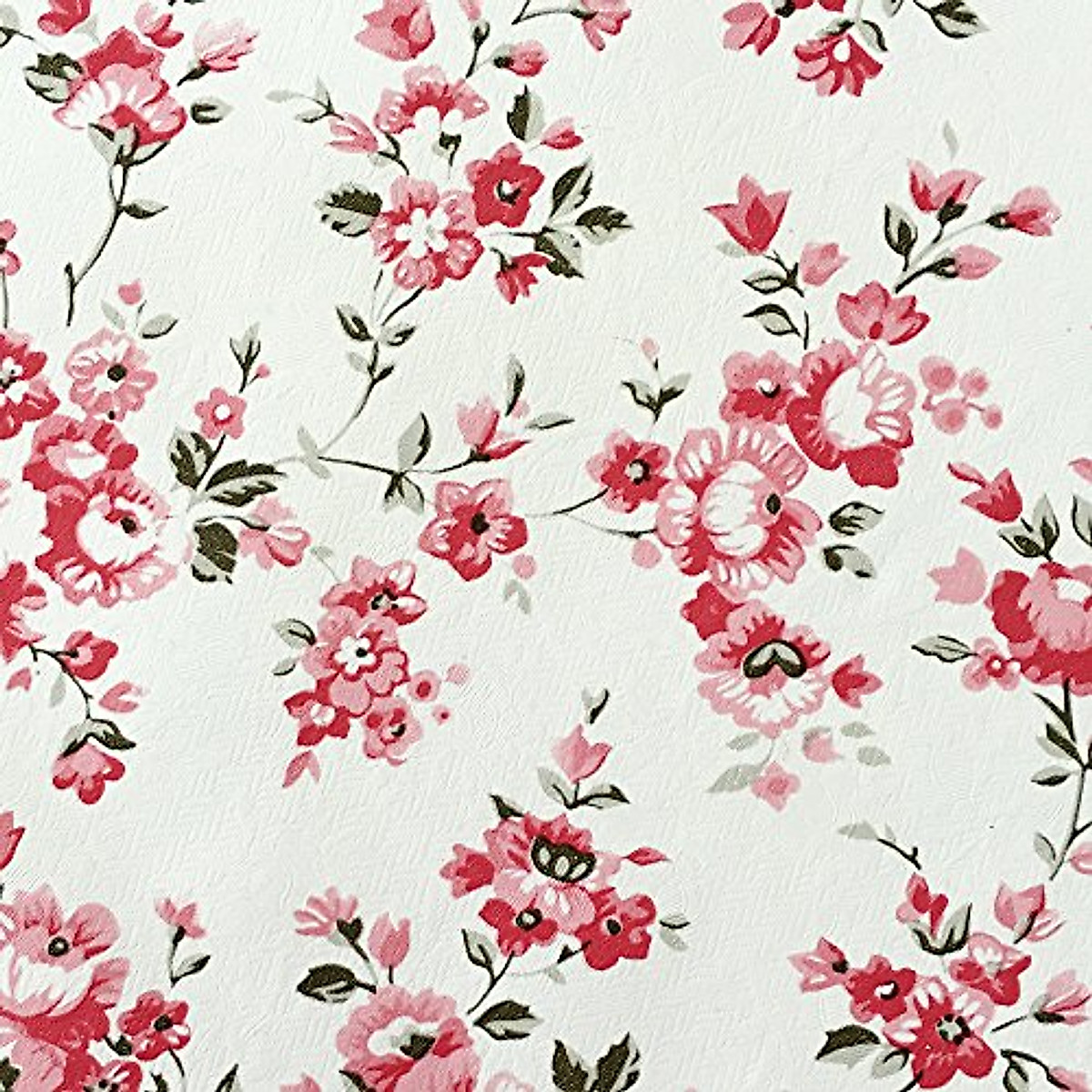 SimpleLife4U Rural Floral Shelving Paper Decorative Self-Adhesive Shelf Liner Drawer Cabinet Sticker 17.7 Inch by 9.8 Feet