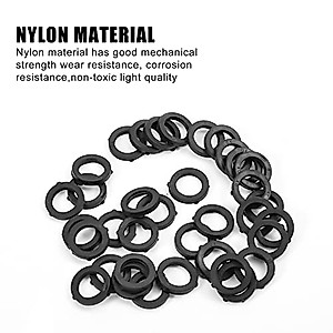 SAVITA 50pcs Garden Hose Washers, Rubber Washers Seals Ring Garden Hose o Ring Fit All Standard 3/4inch Garden Hose Fittings (Black)