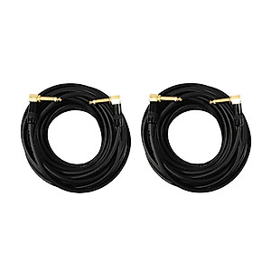 Audio2000's C27050P2 50 Feet 1/4" TS Right Angle To TS Right Angle Cable (2 Pack)