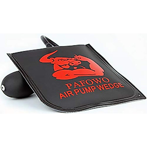 IMPROVED 3 Piece Commercial Grade Air Wedge Bag Pump Professional Leveling Kit & Alignment Tool Inflatable Shim Bag. 3 Sizes(Small, Medium, Large) for a Variety of Jobs. 300 LB Rating