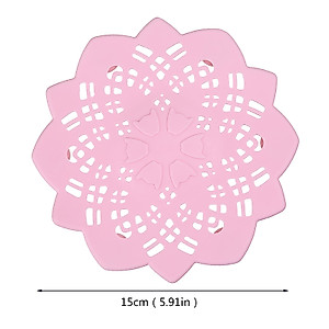 Small Sink Plunger Star Bathroom Drain Hair Catcher Bath Stopper Plug Sink Strainer Filter Shower Kitchen Sink Pads