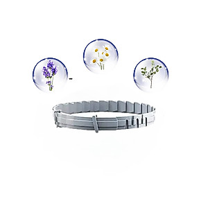 Calming Collars for Dog, 4 Packs, Dog Pheromone Calm Collars Help Dogs Calm Down, Stress Separation Suitable Dogs Last 60 Days Relieve per Box Collar Size 24.5 inch Color Gray