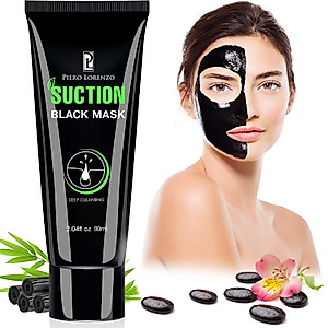 Piero Lorenzo Blackhead Remover Mask, Blackhead Peel Off Mask, Face Mask, Blackhead Mask, Black Mask Deep Cleansing Facial Mask for Face Nose 80g