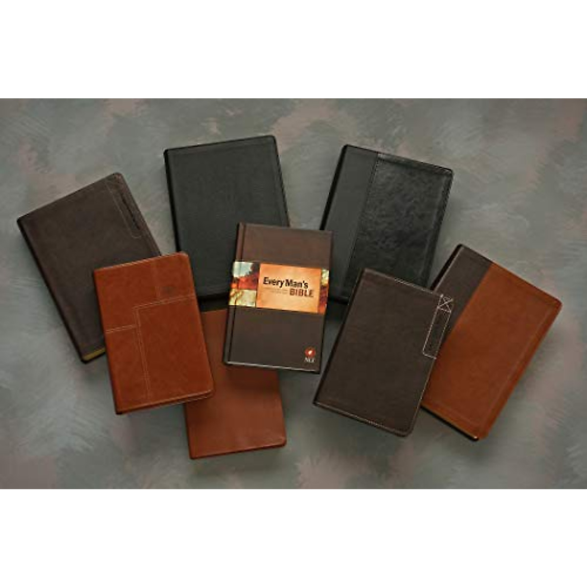 Every Man's Bible: New Living Translation, Deluxe Explorer Edition (LeatherLike, Brown) – Study Bible for Men with Study Notes, Book Introductions, and 44 Charts