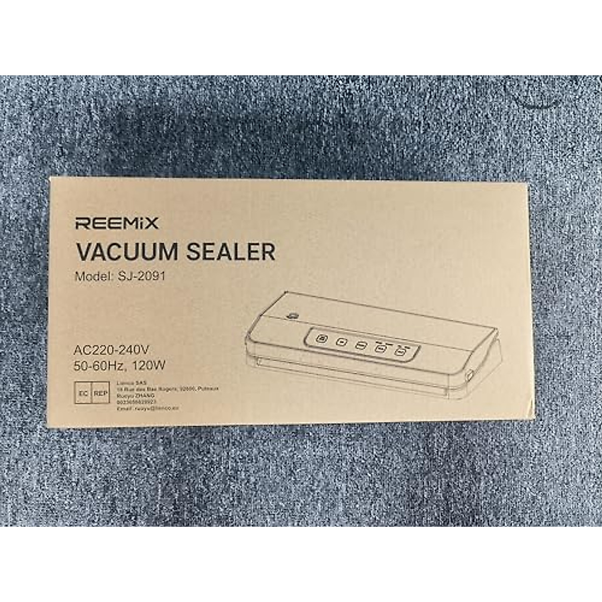 Vacuum Sealer Machine, Reemix Automatic Food Vacuum Sealer with Starter Kit, Air Sealing for Food Storage with 20 Bags, Pulse Function, Moist&Dry Mode and External VAC