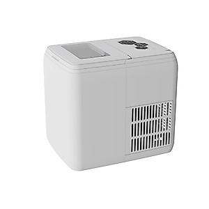Ice Maker Countertop 44LBS Ice Maker Home Use Outdoor Use Ice Maker 20KG Compact Ice Maker with Ice Scoop & Basket, Ideal for Home Use Party Camping