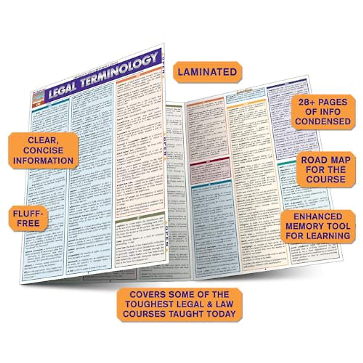 Legal Terminology QuickStudy Laminated Reference Guide (QuickStudy Law)