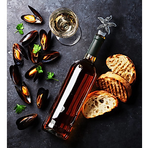 Cheers Metal Wine Stopper - Starfish