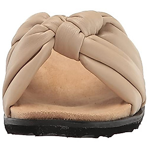 Easy Street Women's Suzanne Slide Sandal, Natural, 9 Wide
