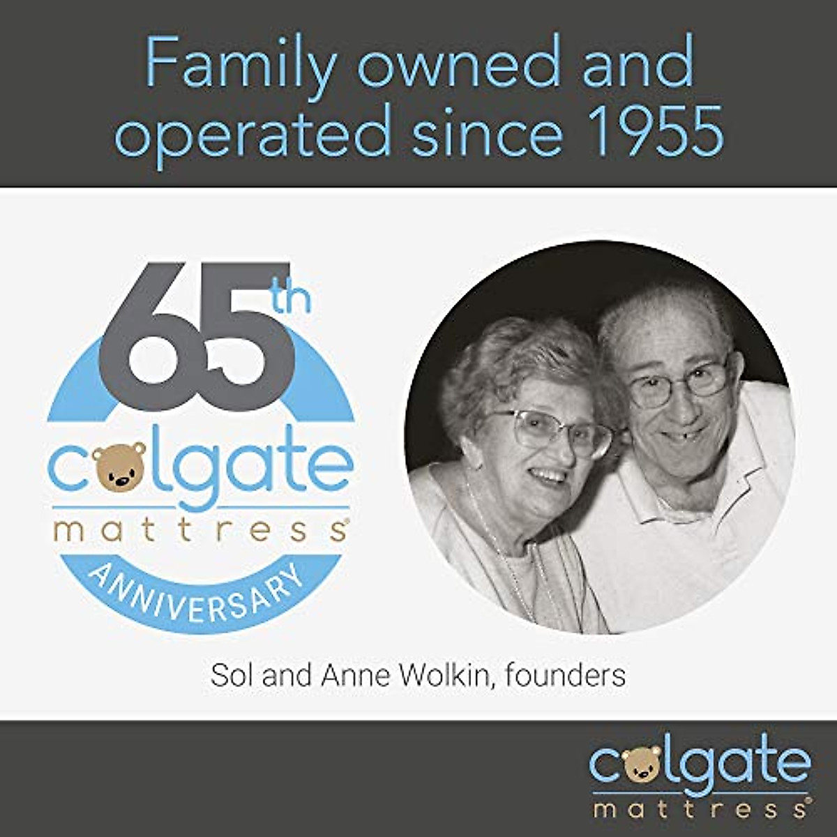 Colgate Mattress Eco Classica I - iParenting Award Winning Crib Mattress Made with 5 Inches of Hypoallergenic Eco-Friendlier Foam with Waterproof Damask Cloth Cover