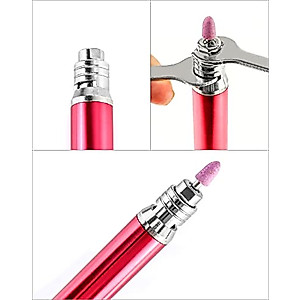 QWORK Air Micro Grinder, 1/8" Mini Pencil Polishing Cutting Tool Pneumatic Pencil Die Grinder, 65000 RPM Free Speed