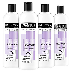TRESemmé Conditioner Conditioner for Damaged Hair Damage Recovery Silicone Free Conditioner 16 oz 4 Count