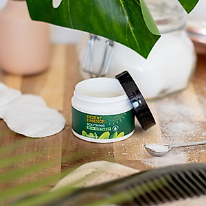 Desert Essence TEA TREE OIL SKIN OINTMENT – Itch Relief, Rash Cream for Razor Burn - Soothing Balm with Lavender & Jojoba - Gluten & Cruelty-Free - 1 oz