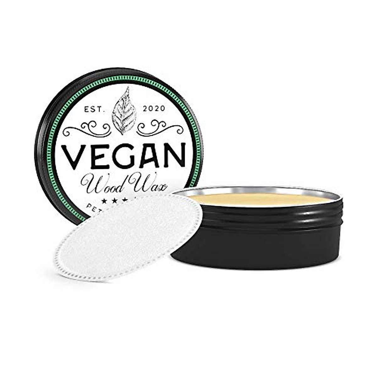 Wood Cutting Board & Butcher Block Conditioner & Finishing Wax | 100% Natural Food Grade & Food Safe | No Beeswax & No Mineral Oil | 100% Plant-Based & Certified Vegan