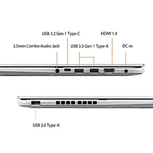 ASUS 2023 Newest Vivobook 17X Laptop, 17.3 Inch FHD Display, Intel Core i3-1220P Processor, 40GB RAM, 2TB SSD, Intel UHD Graphics, Fingerprint Reader, WiFi, Bluetooth, Windows 11 Home, Silver
