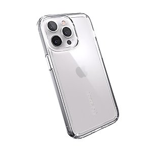 Speck MagSafe Case for iPhone 13 Pro - Drop & Camera Protection, Clear Phone Case, Wireless Charging Compatible - Clear