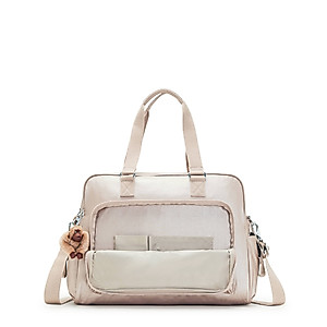 Kipling Alanna Metallic Diaper Bag Quartz Metallic
