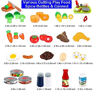 Holycco Pretend Play Kitchen Accessories Toys for Kids, Stainless Steel Play Pots and Pans Sets for Kids, Kids Kitchen Playset Accessories, Birthday Gift Toys for Girls Boys Ages 4 5 6 7 8