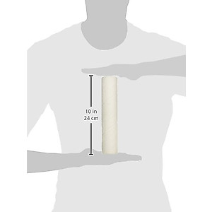 Linzer RC 118 0900 Project Select Adhesive Roller, 1/4 in Nap, 9 in L, Nylon Cover, 9 x 1/4", White
