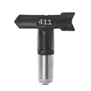 OTGO Airless Spray Gun Tips Seal Nozzle for Paint Sprayer Garden Power Tools,9 Types Optional (Spray Gun Tip Type:411#)