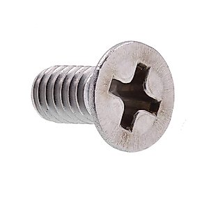 Prime-Line 9000710 Machine Screws, Flat Head, Phillips Drive, #8-32 X 3/8 In., Grade 18-8 (25 Pack)