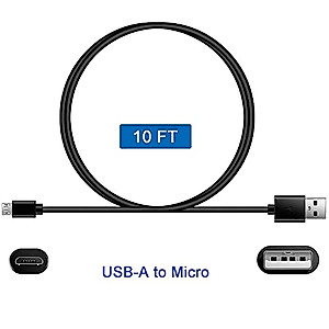 Long USB Power Cable for Roku Streaming Stick, Roku Express 4K/+, Roku Premier Charging Cord Replacement(Not Compatible with Roku Streaming Stick+ & Ultra)