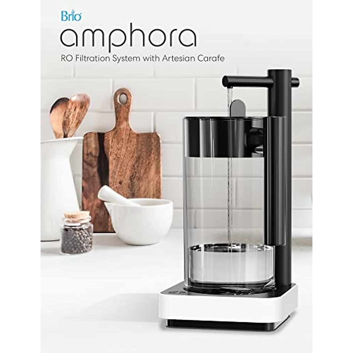 Brio Amphora Reverse Osmosis Under Sink Filtration System