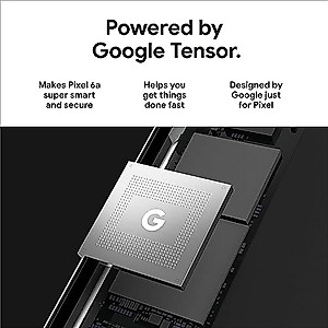 Google Pixel 6A 5G Smartphone 6GB RAM 128GB ROM 6.1" OLED Display Octa Core NFC US/Japan Version Full Screen Android Mobile Phone Add 45W EU Charger/Charcoal/China|128G|6GB|US Version