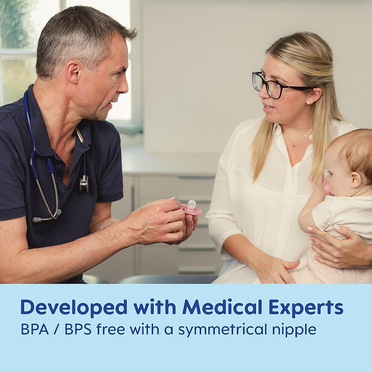 MAM Day & Night Pacifier, 0-6 Months, Boy, 3 Pack