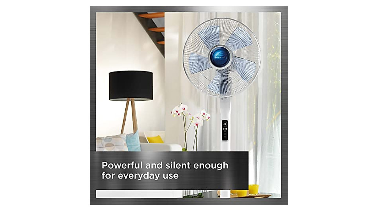 Rowenta Turbo Silence 53" Floor Fan - Ultra Quiet & Powerful