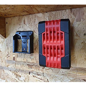 StealthMounts 18V Bosch Battery Holder - 6 Pack | Bosch Battery Mount | Bosch Battery Storage | Bosch 18v Battery Holder | Bosch Battery Holder Wall Mount | Bosch 18V Battery Holder | Made in UK