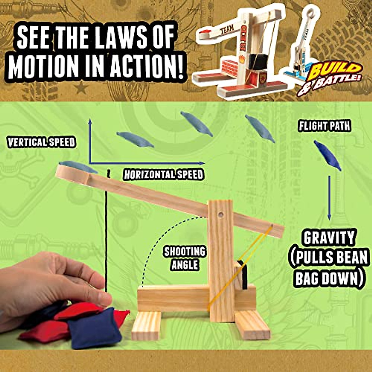 Boy Craft Catapult Wars by Horizon Group USA