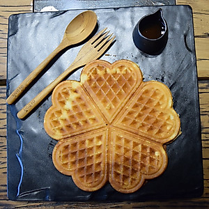 de Bois Dessert Spoon & Fork l Organic Teak l Spoon & Fork Dessert l Non Toxic Wooden Kitchen Utensils l Gift For Who Loved Healthy & Clean