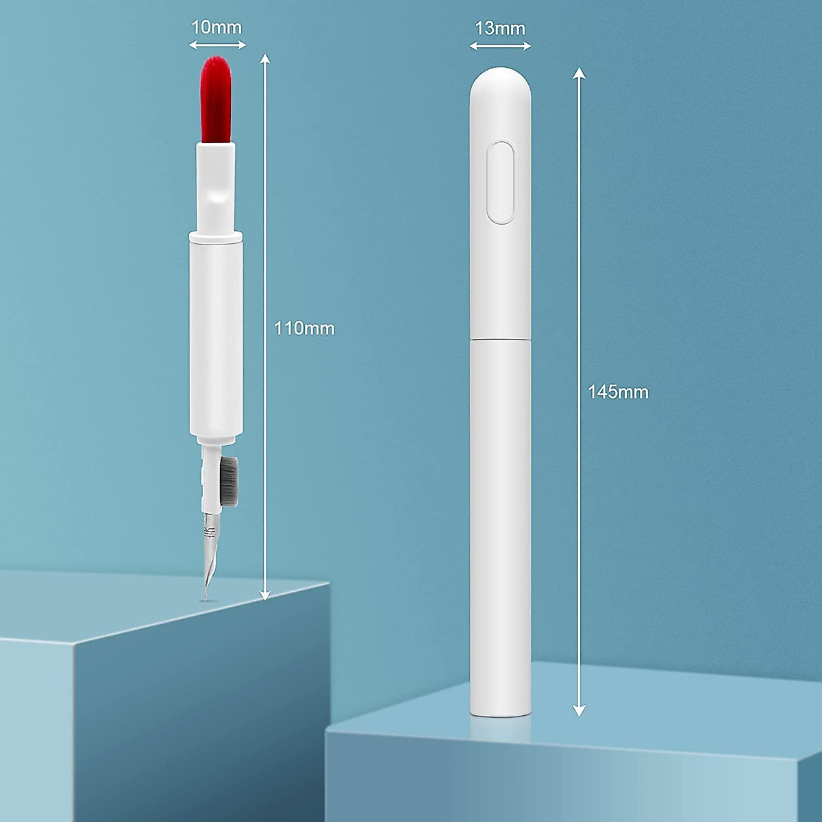 AOMIG Bluetooth Earbuds Cleaning Pen,4 in 1 Multifunction Cleaner Kit with Soft Brush for Wireless Earphones Bluetooth Headphones Charging Box Accessories, Computer, Keyboard, Camera